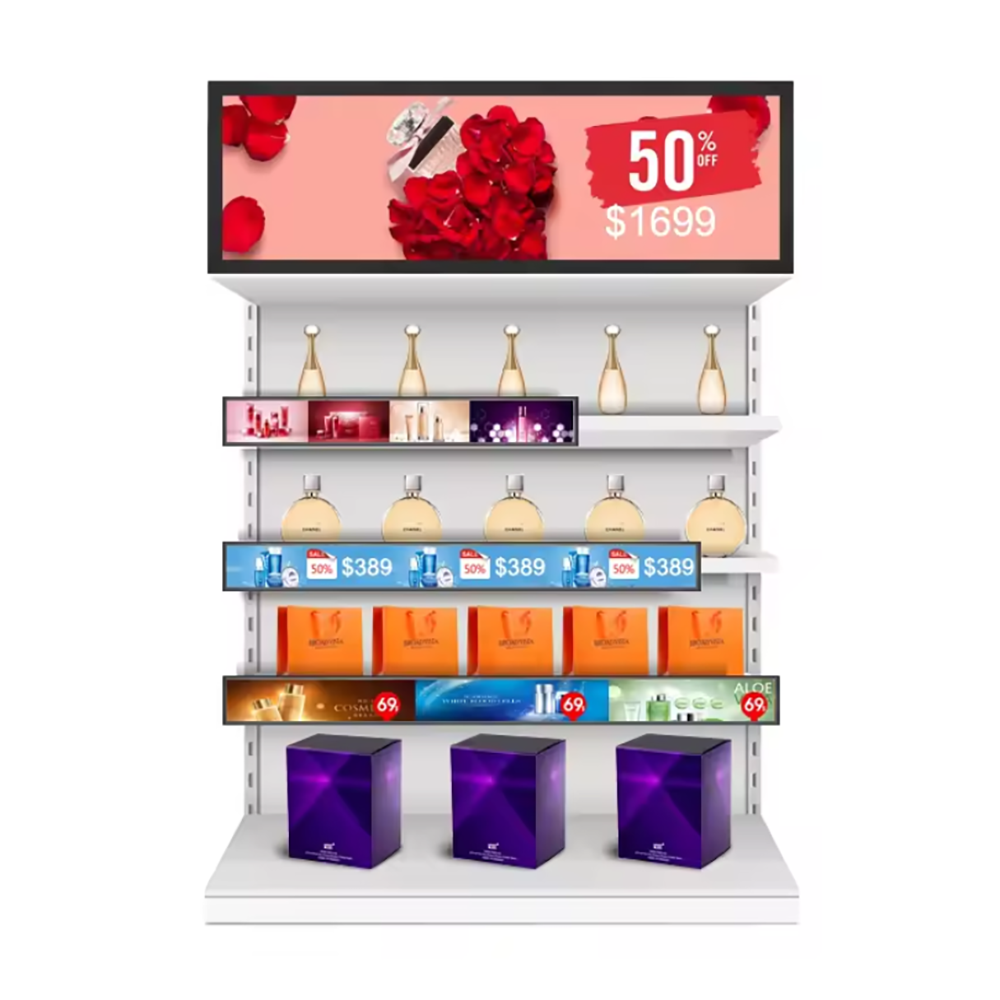 Digital Signage Stretched Bar Lcd Advertising Display Android Wifi ...