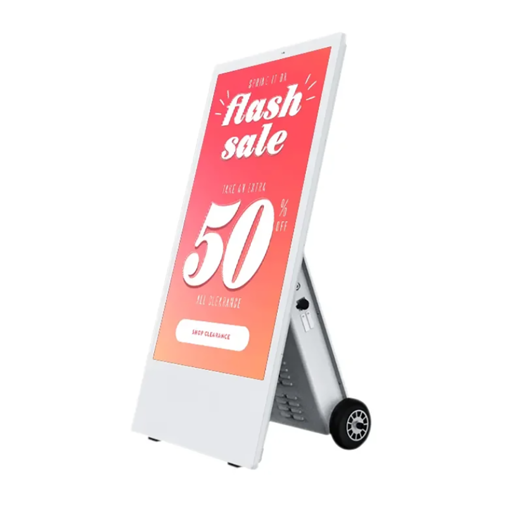43 Inch Waterproof Sun Readable 4K TV Kiosk IP65 1500 Nits Advertising ...